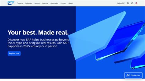 Sap Erp整合核心業務功能的全方位企業資源規劃軟體，優化營運與決策。 Moge