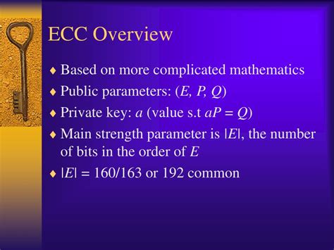 Ppt Practical Rsa Vs Ecc Speed Comparisons Powerpoint Presentation
