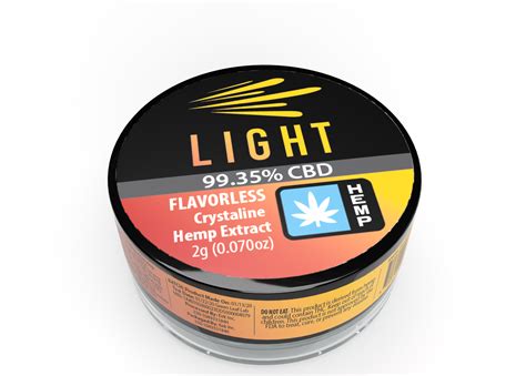 Light Hemp Isolate Cbd 2g Angel Industries