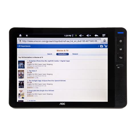 AOC BREEZE MW USER MANUAL Pdf Download ManualsLib