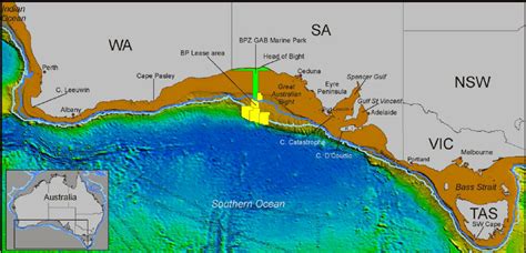 Great Australian Bight Map