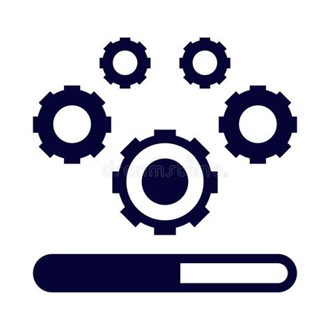 Gear Setting Update Software Setting Update Icon Stock Vector Illustration Of Engineer