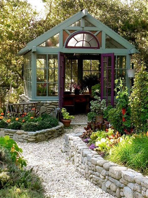 Greenhouse Garden Landscape Design Cottage Garden Dream Garden