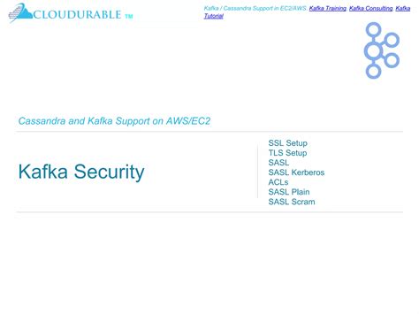 Kafka Tutorial Kafka Security Pptx