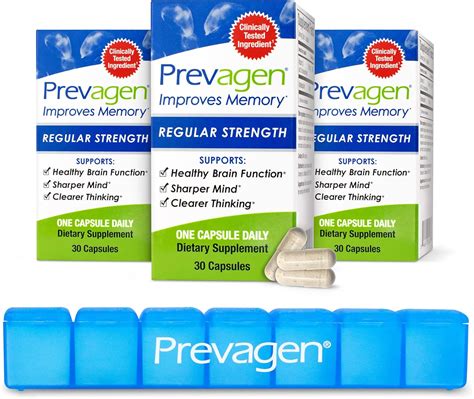 Buy Prevagen Improves Memory Regular Strength 10mg 30 Capsules 3 Pack With Apoaequorin