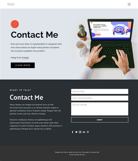 i am a website designer and developer css template by nicepage