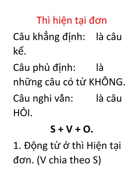 Giáo Trình Kinh tế vĩ mô Thì hi nệ t i đ nạ ơ Câu kh ng đ nh ẳ ị là câu k ể Câu ph ủ