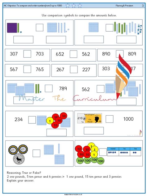 Compare And Order Numbers From 0 Up To 1000 Archives Master The