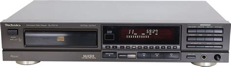 Technics SL P377A CD Player Black Optical 3 5mm Jack Syncro Edit Repeat 2 Channels Home