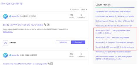 Re Meraki Go Latest Firmware Version The Meraki Community
