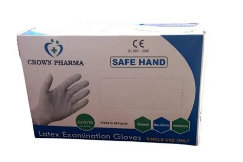 Crown Pharma Latex Examination Gloves At ₹ 650box Examination Gloves