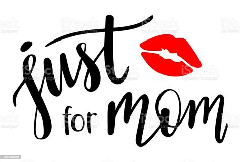 그냥 엄마 필기 문자 벡터 어머니의 날 따옴표와 문구 카드 배너 포스터 머그잔 음료 안경 스크랩북 베개 케이스 전화 케이스 및