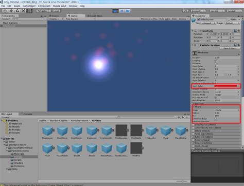 yamiyami unity particle system 이용하기