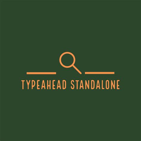 Typeahead Standalone Js Autocomplete Javascript Library