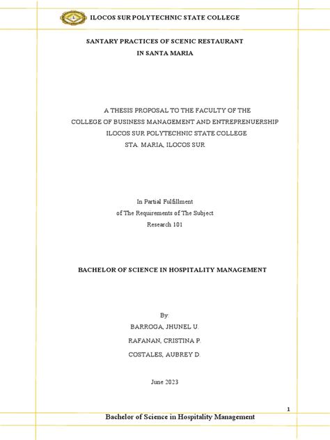 Header And Footer Thesis Pdf