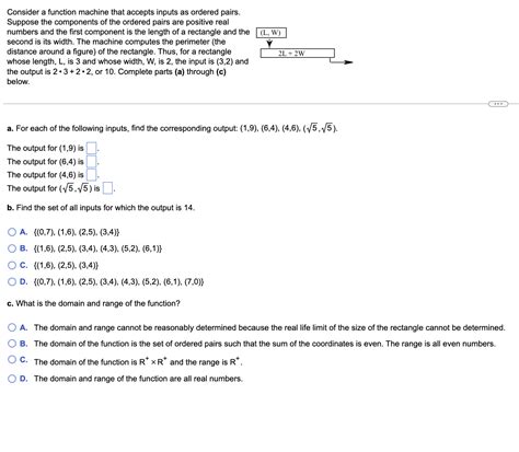 Solved Consider A Function Machine That Accepts Inputs As