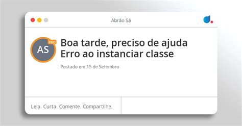 Net Boa Tarde Preciso De Ajuda Erro Ao Instanciar Classe