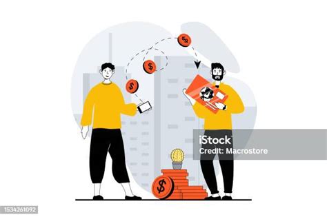 직원 채용 프로세스 개념은 웹을 위한 플랫 디자인에서 사람들 장면을 가지고 있습니다 여자와 남자가 면접에서 사무실에서 만나 이야기를 나누고 있다 소셜 미디어 배너 마케팅