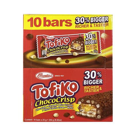 Columbias Tofiko Choco Crisp 25g X 10s