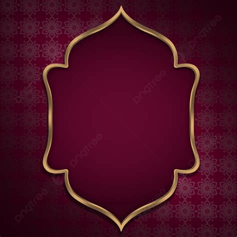 Red Islamic Background With Textbox Islamic Background Islamic Text