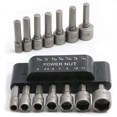 14pcs Power Nut Driver Bit Set 1 4 Hex Socket Desertcart India