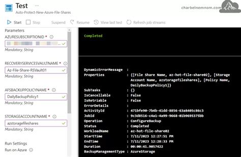 Auto Protect Azure File Shares In Azure Backup Charbel Nemnom Mvp