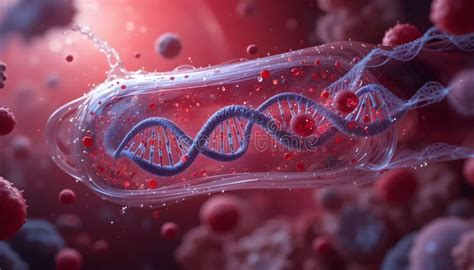 Dna In Cellular Environment Stock Illustration Illustration Of Gene Dessert 375704044