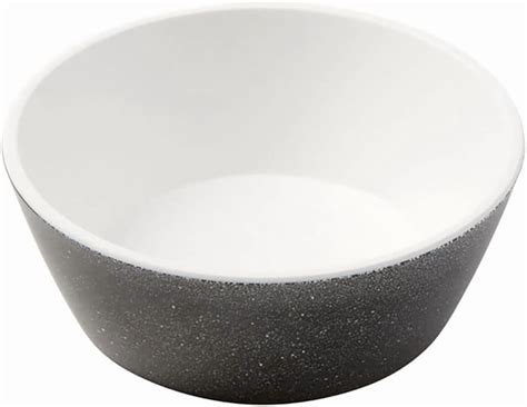 American Metalcraft Ggrb6 Whiteblack Speckled 18 Ounce Round Bowl