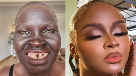 Extreme Makeup Before And After Black