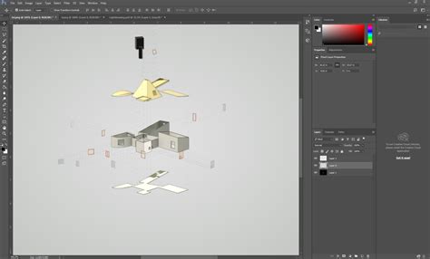 Exploded Axonometric Rendering — Conceptual Rendering Exploded Axonometric Rendering — Conceptual Rendering