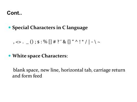 Datatypes And Variables In C Language Pptx