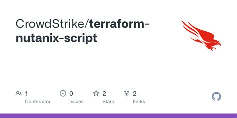 Github Crowdstriketerraform Nutanix Script