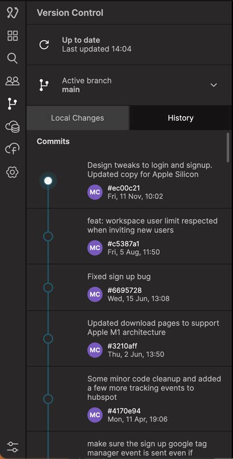 Version Control Fluxscape Docs