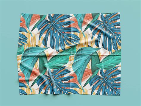 Free Printed Cloth Fabric Mockups Psd Set Psfiles