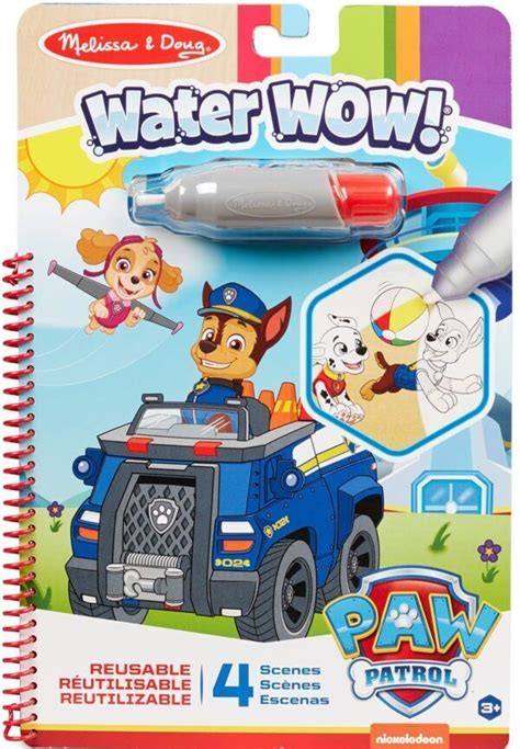 Melissa And Doug Water Wow Chase Книжка за оцветяване с вода Пес