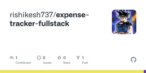 Github Rishikesh737expense Tracker Fullstack