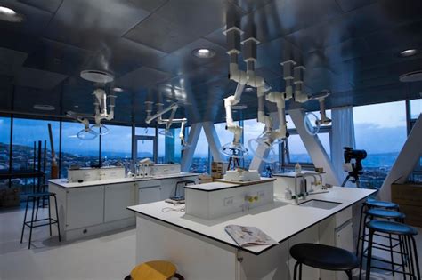 Interior Of Laboratory Premium Photo
