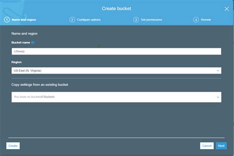 How To Create An S Bucket TWWIP