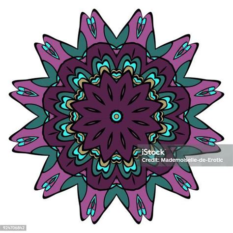 꽃 만다라입니다 빈티지 장식 장식입니다 동양 패턴 벡터 일러스트 레이 션입니다 0명에 대한 스톡 벡터 아트 및 기타 이미지 0명 꽃 식물 동기 부여 Istock