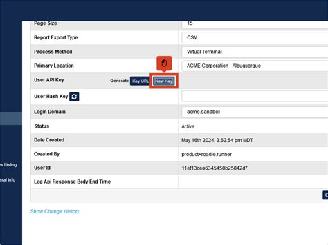 Generate A User Api Key Support