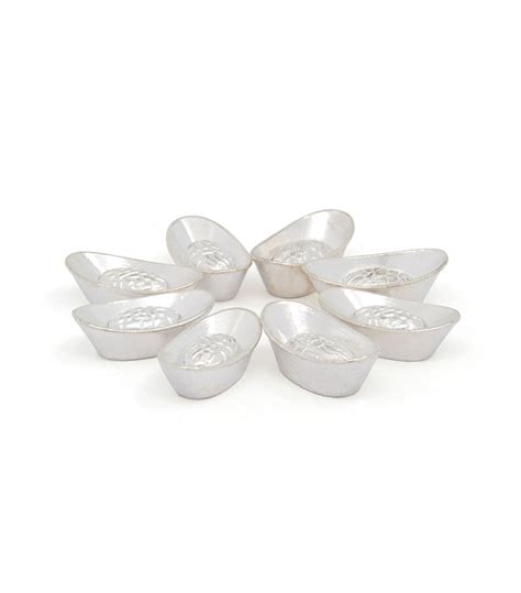 Mini Silver Ingots 20 Pieces Per Pack