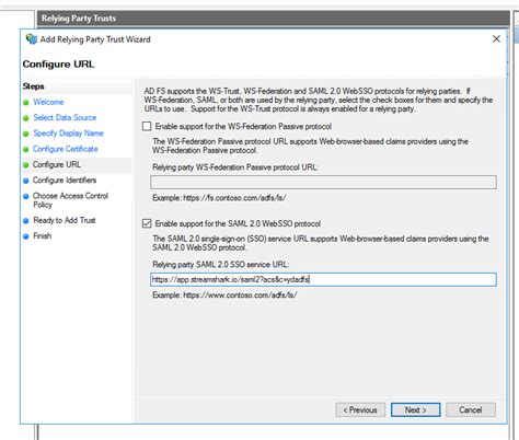 Configuring Active Directory Federation Services Adfs Saml2 Sso