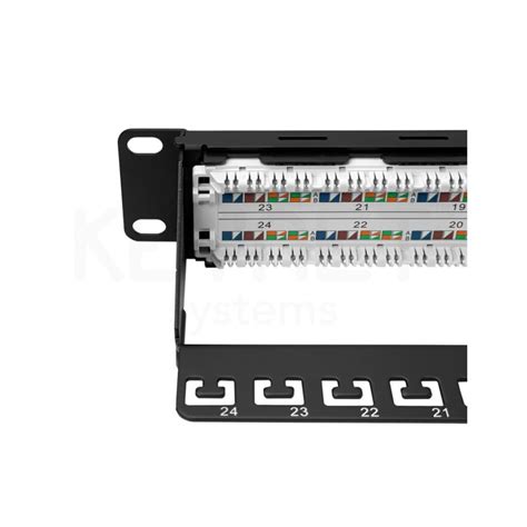 Patch Panel Para Rack De Cat X Puertos Conectorizados UTP