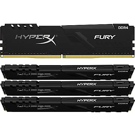 HyperX FURY 128GB DDR4 SDRAM Memory Module For Computer 128 GB 4 X 32GB DDR4 3000PC4 24000 DDR4