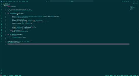 How To Create A Python Program To Fetch Weather Data Dhruv Mayank Posted On The Topic Linkedin