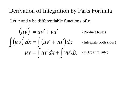 Ppt Integration By Parts Powerpoint Presentation Free Download Id 257520