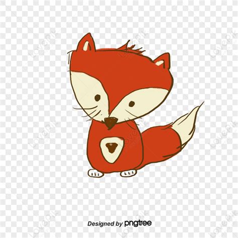 귀여운 일러스트 여우붉은 여우만화 여우 Png 일러스트 무료 다운로드 Lovepik