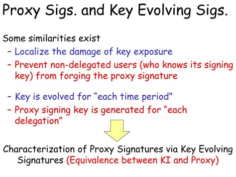 ppt the hierarchy of key evolving signatures and a characterization