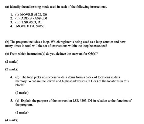Solved This Question Is Based On The Easy68k Simulated