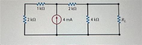 Solved Find RL In The Network To Achieve Maximum Power Chegg Com
